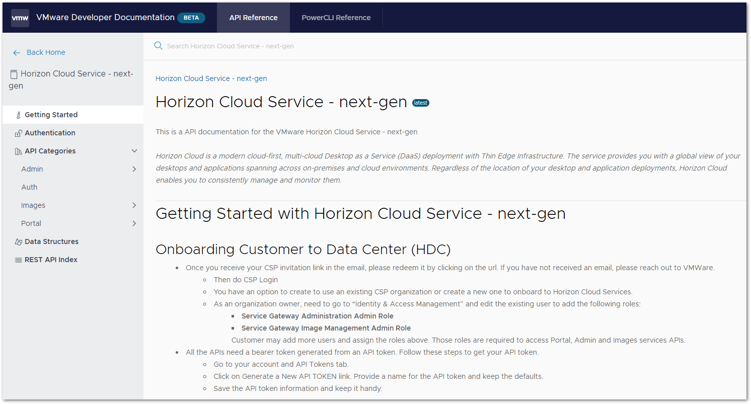 VMware Horizon Cloud Service Next-Gen - The Automation Series - Intro ...